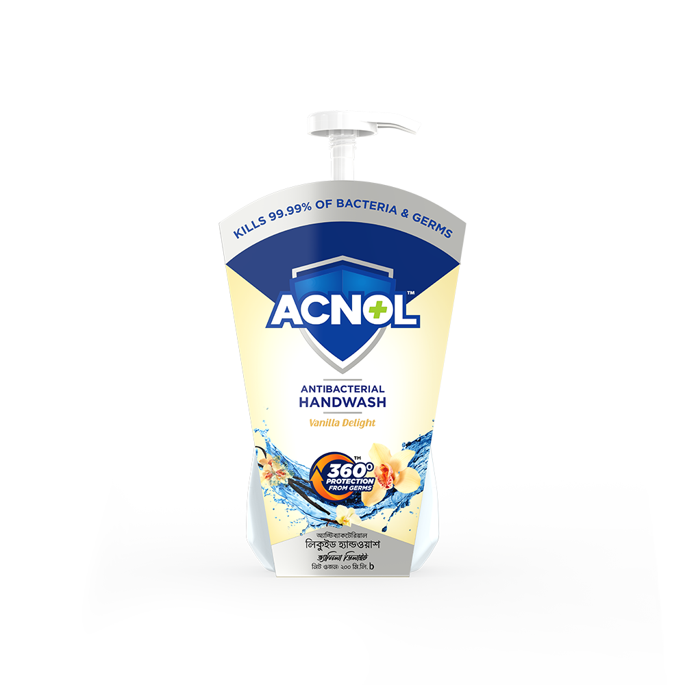 ACNOL Antibacterial Handwash (Vanilla Delight) 200ml - Herlan