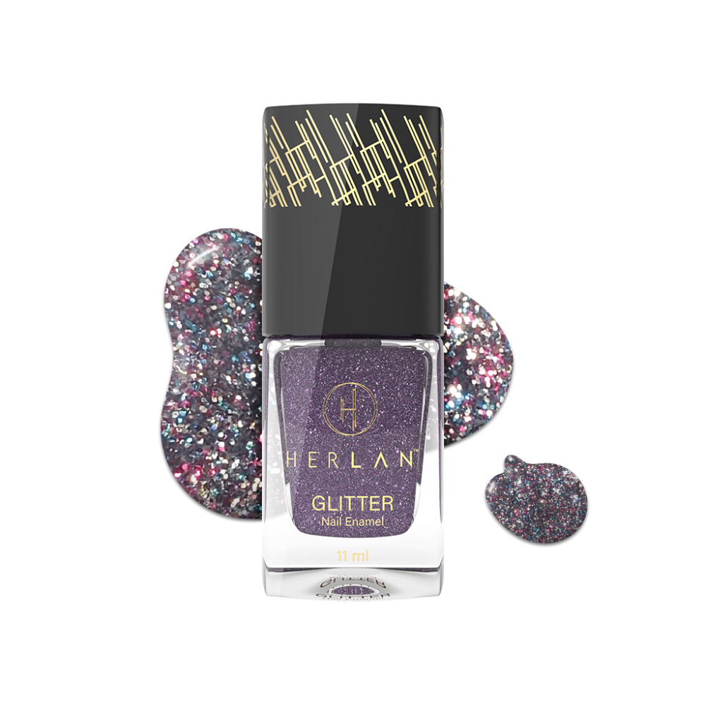 Herlan Glitter Nail Enamel Surprise Yourself - Herlan