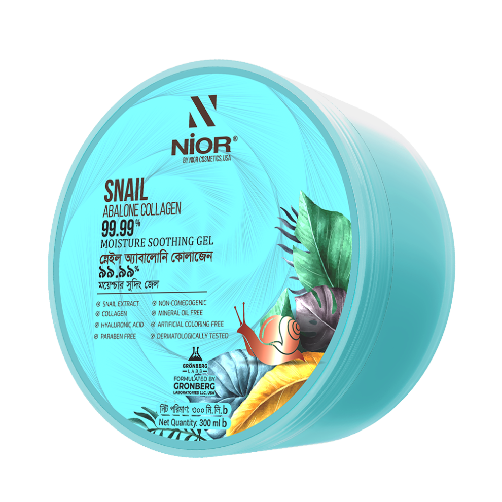 Nior Snail Abalone Collagen Moisture Soothing Gel 300ml | Anti-Aging & Hydrating