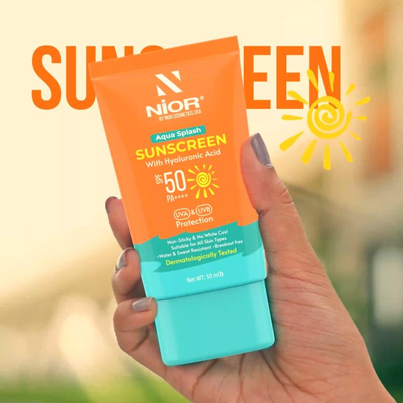 Nior Aqua Splash Sunscreen SPF 50 PA++++ | 50ml