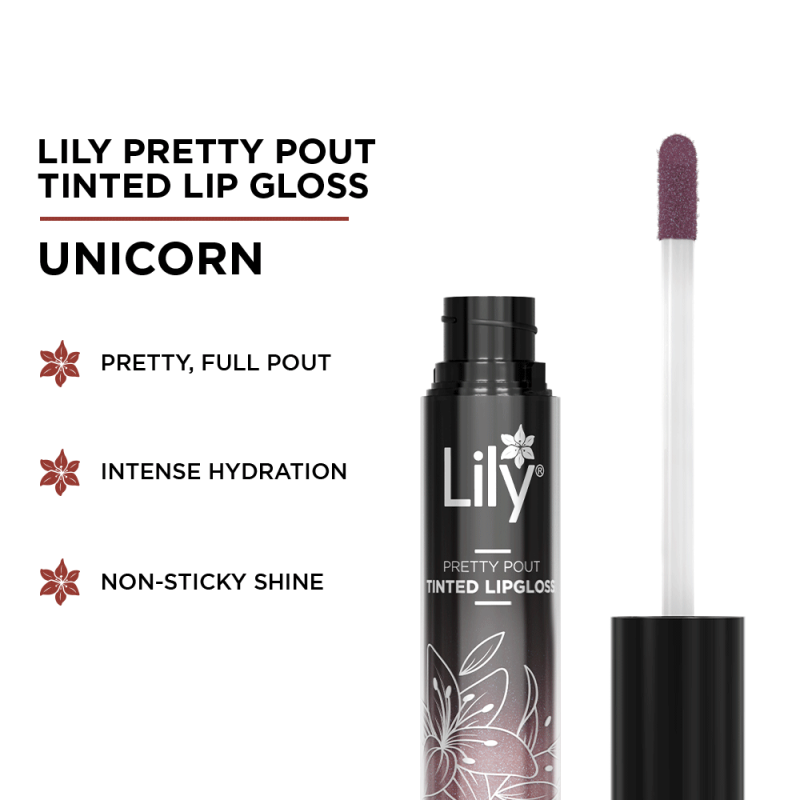 Lily Pretty Pout Tinted Lip Gloss- Unicorn - Herlan